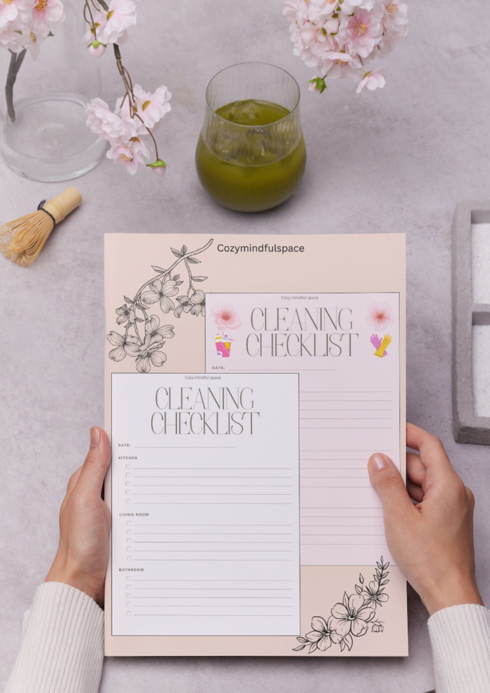 Editable & Printable Cleaning Planner Customizable Cleaning Schedule ...
