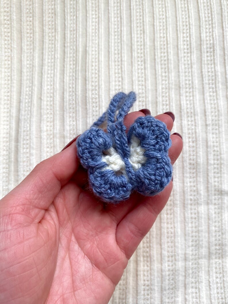Crochet Butterfly Bag Charm | Cute Matching Gifts for Friends! - Etsy