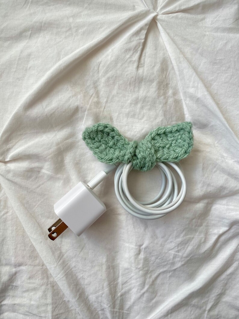 Crochet Headphone Sprout | Cute Headphone Accessory and Cable Organizer ...