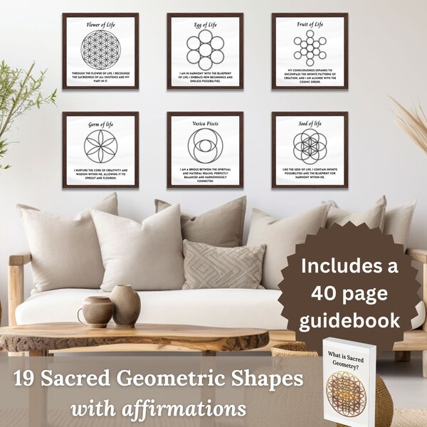 Sacred Geometry Wall Art - Etsy