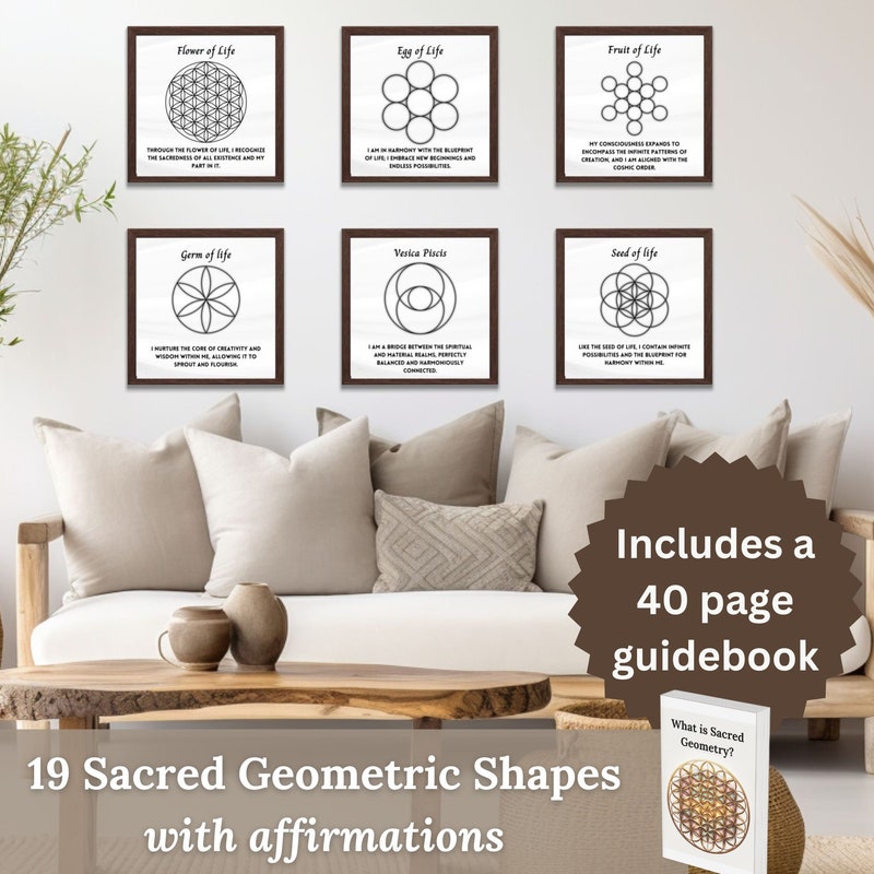 Sacred Geometry Wall Art - Etsy