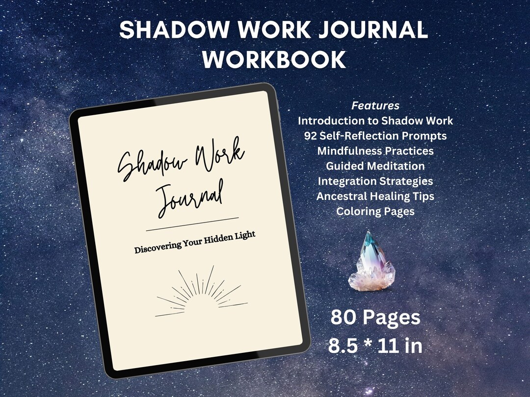 Printable Shadow Work Journal | Inner Child Healing Journal | Mental ...