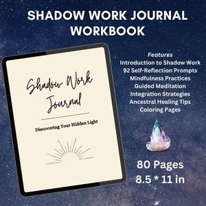 Printable Shadow Work Journal | Inner Child Healing Journal | Mental ...