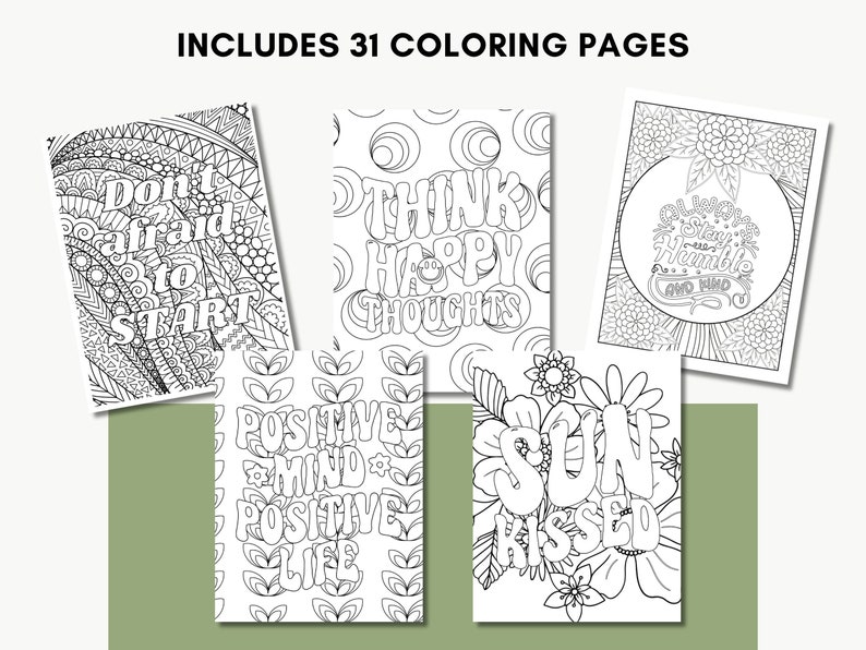 Adult Coloring Pages | Adult Motivational Quote Coloring | Printable ...