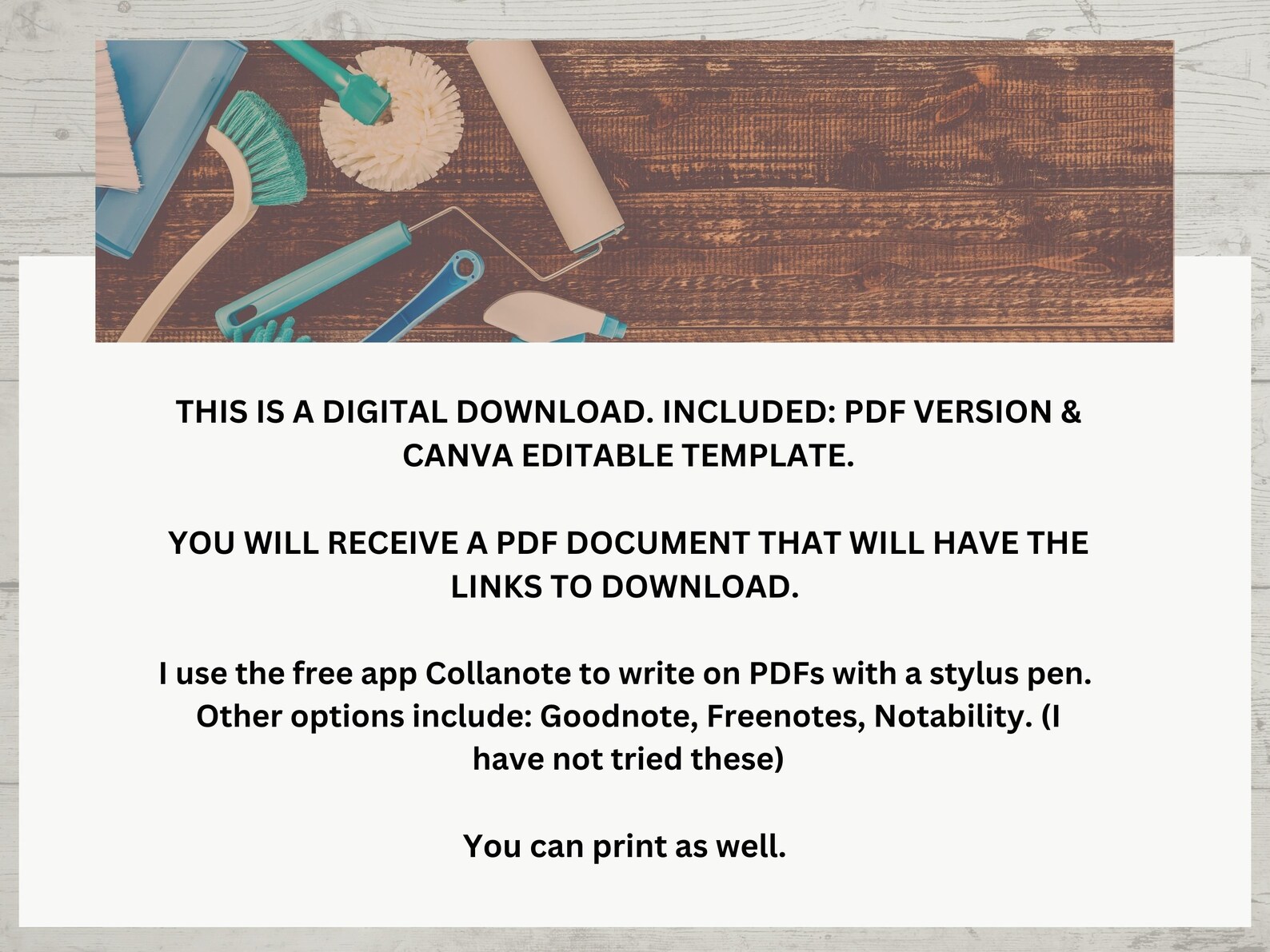 Declutter Checklist Journal Prompts Spring Cleaning Checklist Printable ...