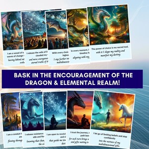 41 Printable Dragon Art Themed Affirmation Cards | I Am Affirmations ...