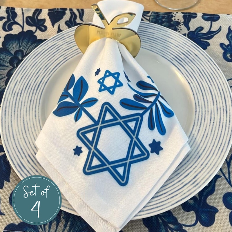 Chanukah Cloth Napkin - Etsy