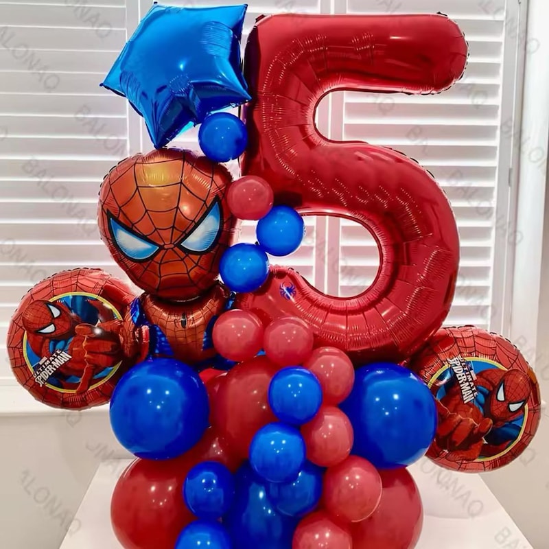 Spiderman Balloons - Etsy