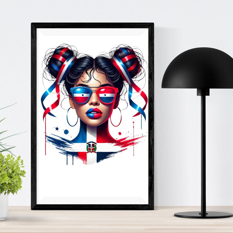 Dominican Republic Afro Woman PNG: Sublimation Design (digital Download ...