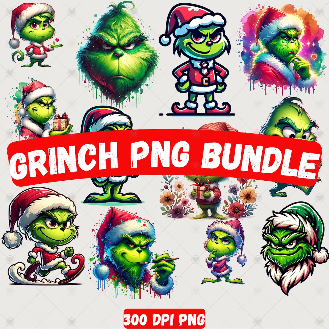 Mega Bundle Grinch Png,merry Grinchmas Png,funny Grinch,grinch Png ...