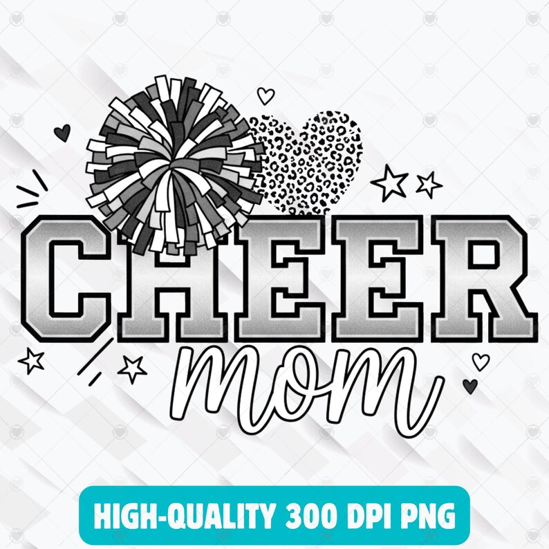 Cheer Mom PNG: Game Day Cheerleader Design (digital Download) - Etsy