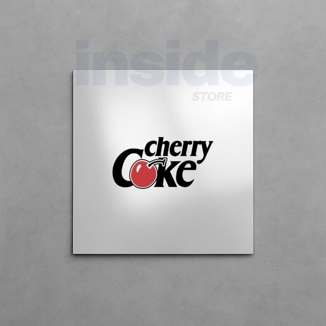 Custom Cherry Coke Streetwear Mirror | Aesthetic Wall Decor | Handmade ...
