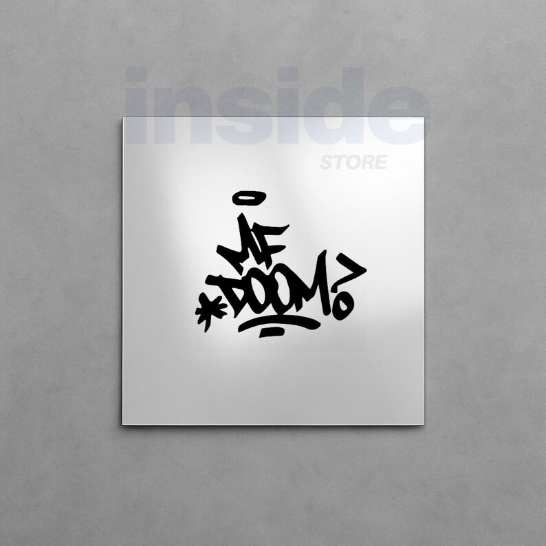 Custom MF DOOM Streetwear Mirror | Aesthetic Wall Decor | Handmade ...