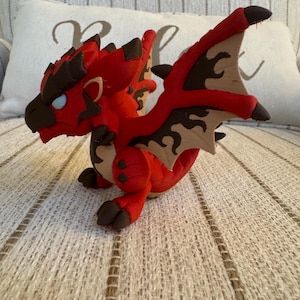Monster Hunter-chibi Rathalos - Etsy