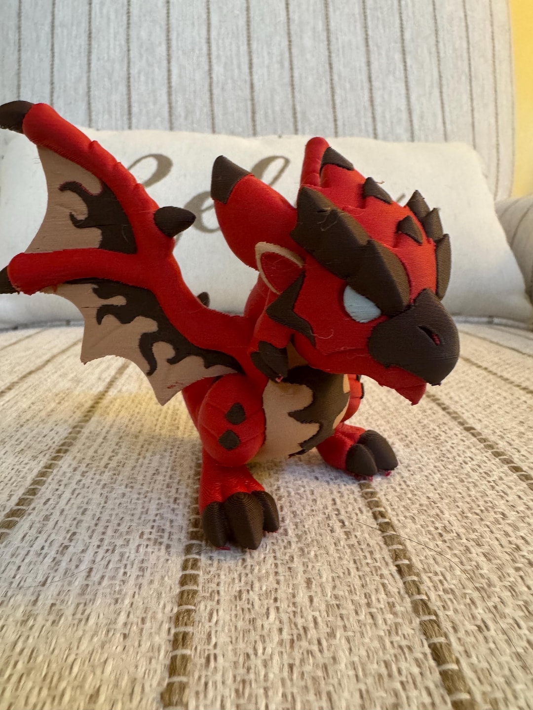 Monster Hunter-chibi Rathalos - Etsy