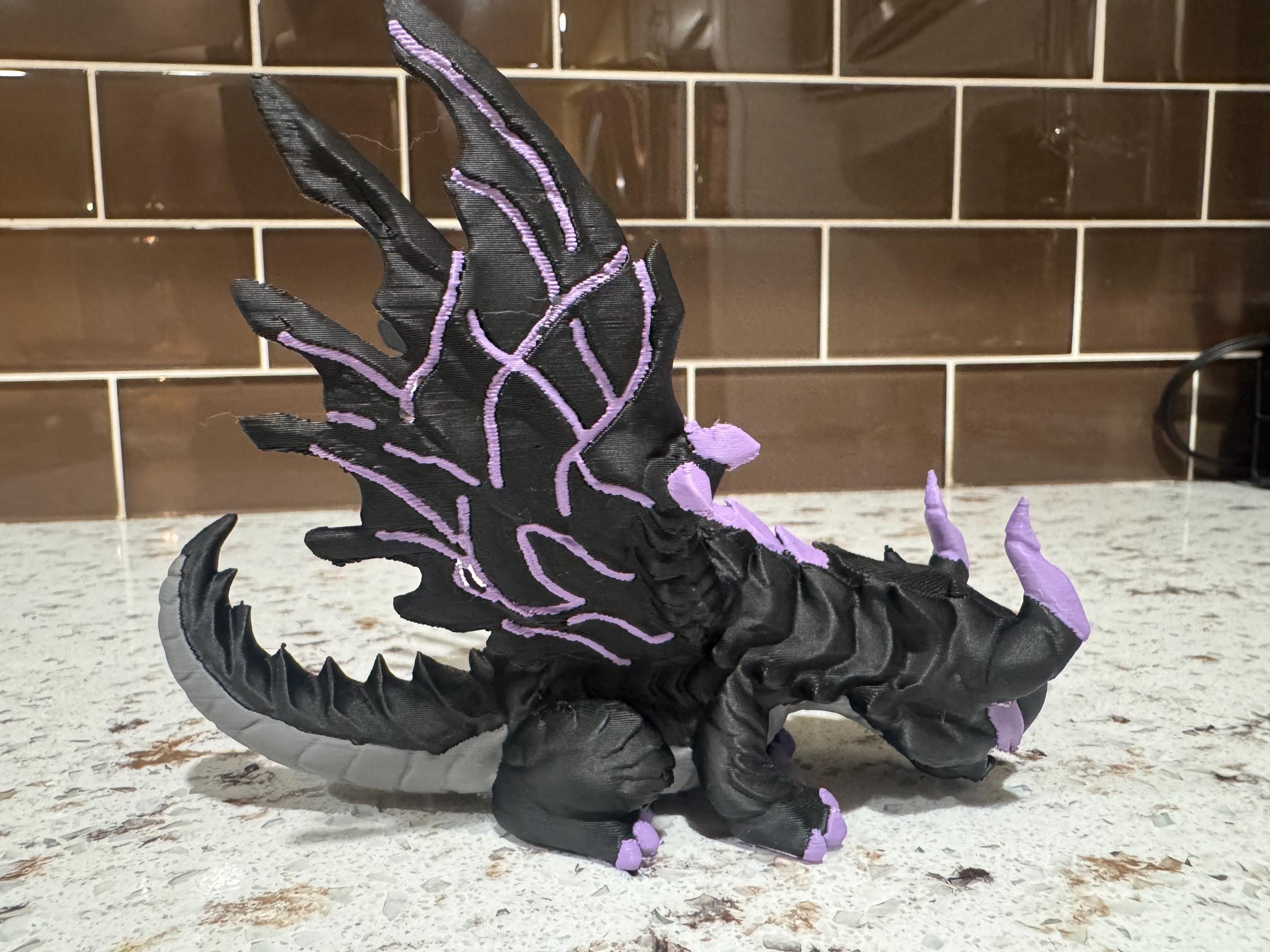 Chibi Gore Magala | 3D Printed Monster Hunter Fan Art Figurine - Etsy