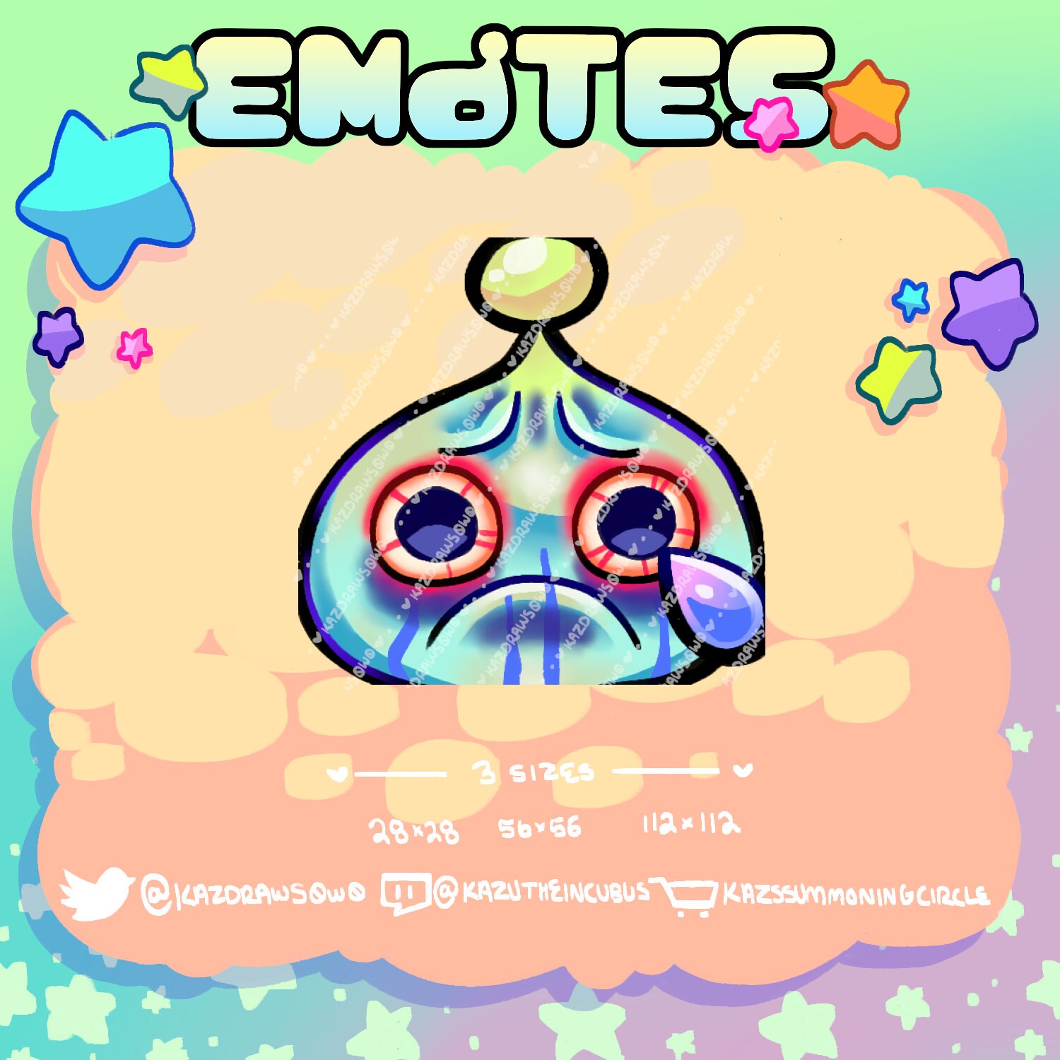 Chao Despair Static Emote - Etsy