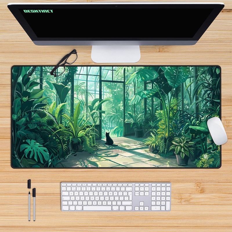 Green Desk Mat - Etsy