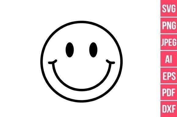Smiley Face Logo - Original - Classic - Graphic File - Easy Download ...