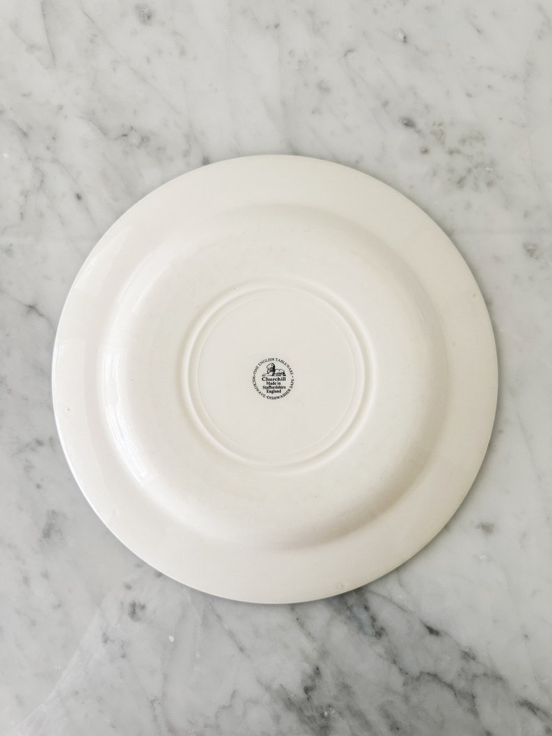 Vintage Churchill Willow Blue Dinner Plates (set of 5) - Etsy