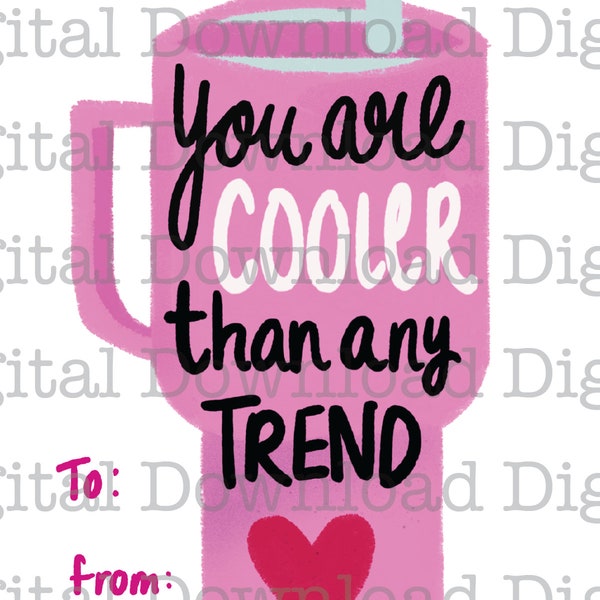Stanley Cup Valentine Printable - Etsy