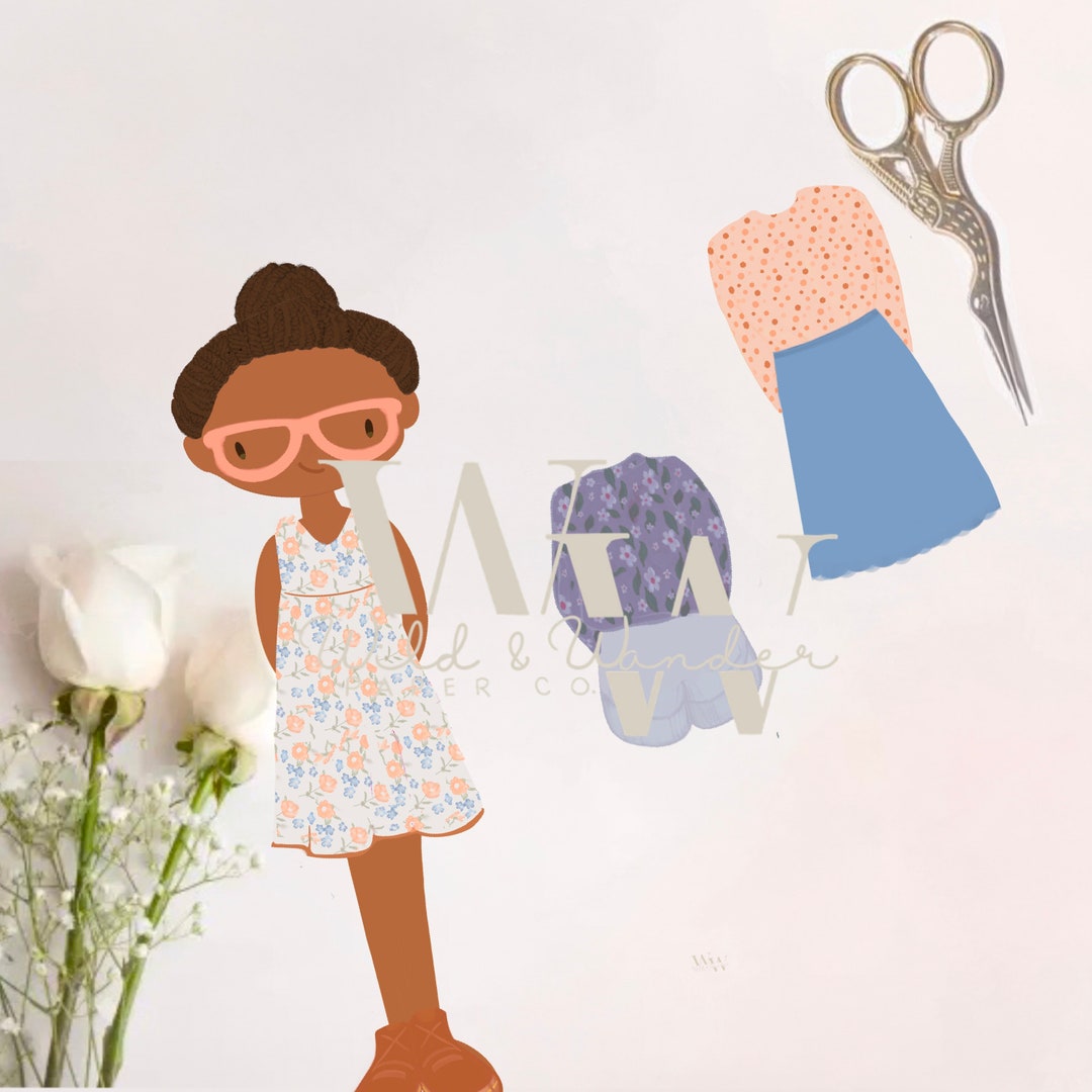 Jordan Paper Doll, Digital Download Pretend Play, Printable Craft ...