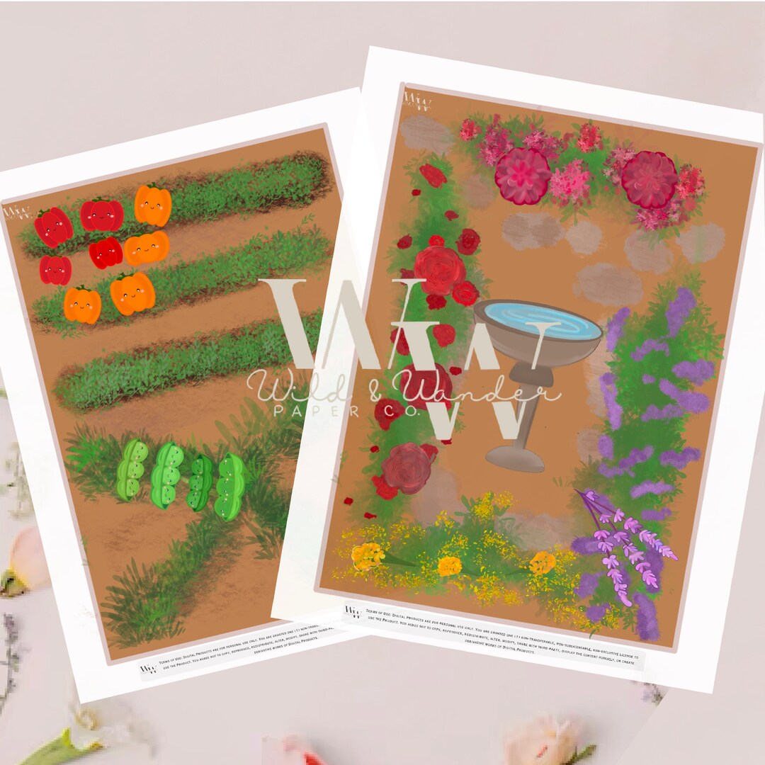 Spring Gardening Paper Doll Digital Download Pretend Play, Printable ...