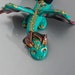 Gilded Polymer Clay Dragon, Emotional Support Decorative Dragon - Etsy