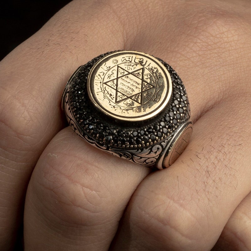 Seal of Solomon Ring - Etsy