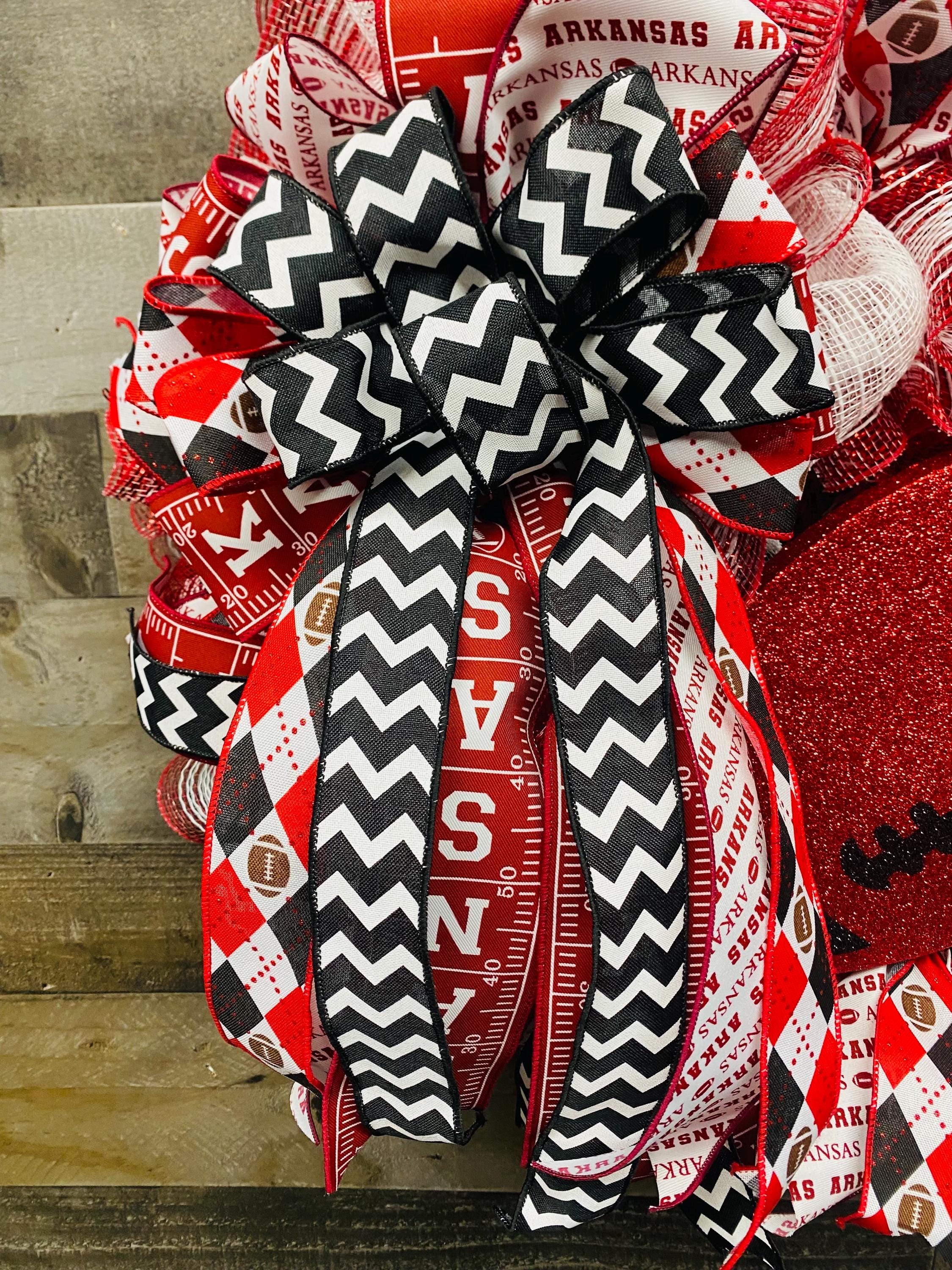 Arkansas Razorbacks Football Wreath Razorbacks Football Wreath Football ...