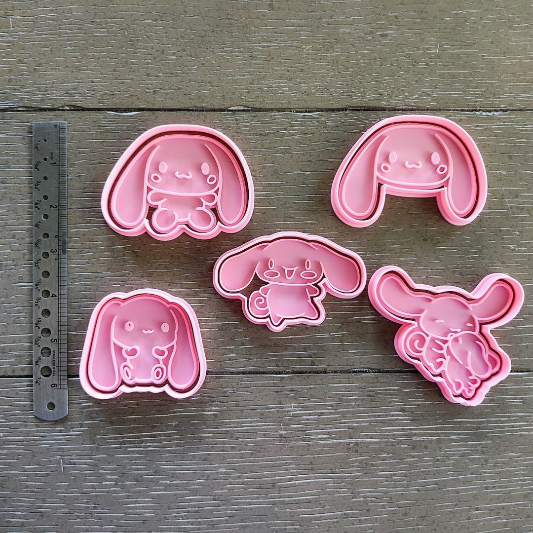 5-piece Cinnamoroll Cookie Cutters & Stamp Set - Perfect Gift Birthday ...