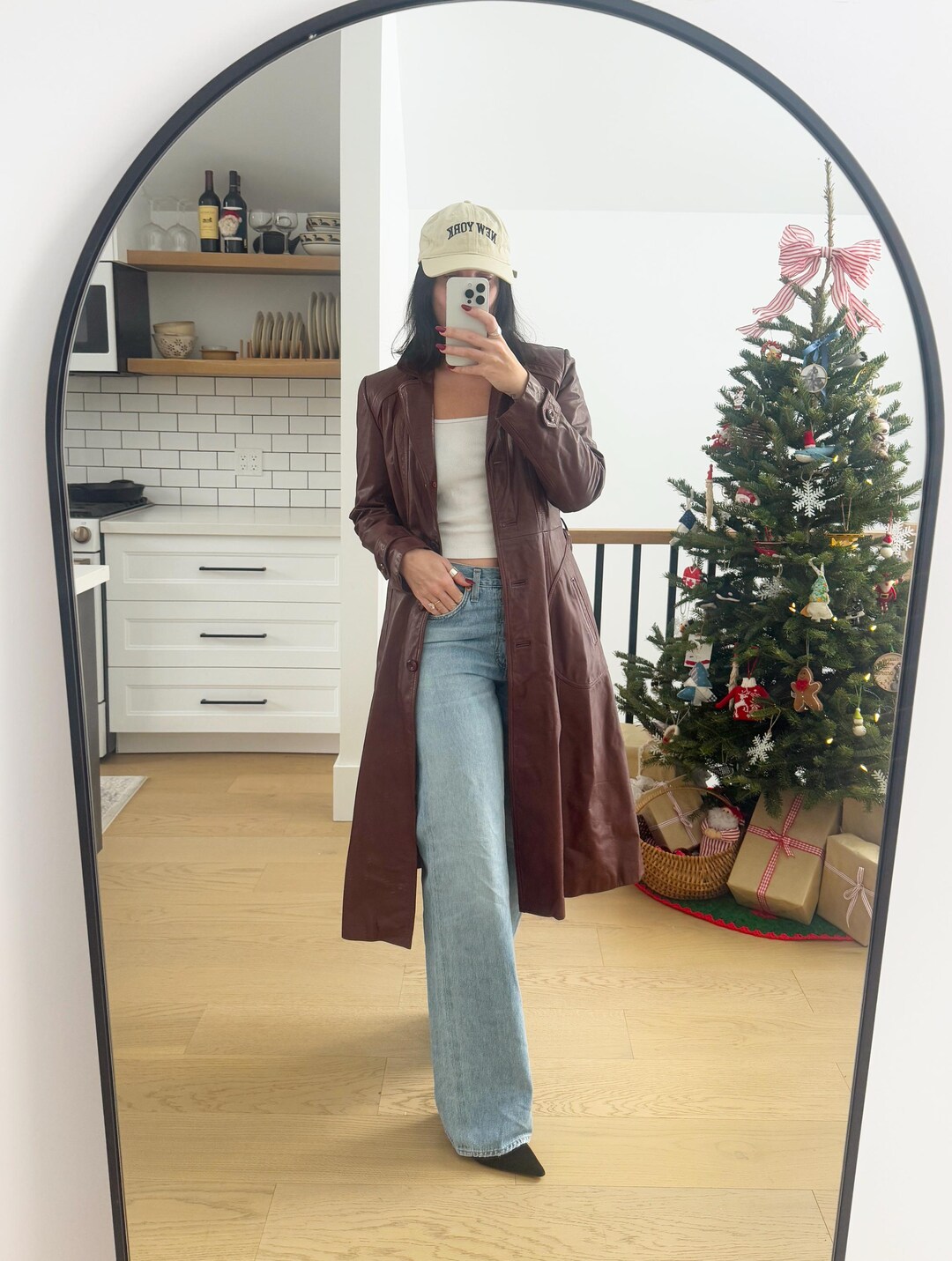 Vintage Wilson Leather Trench Coat - Burgundy - Size 12 - Etsy