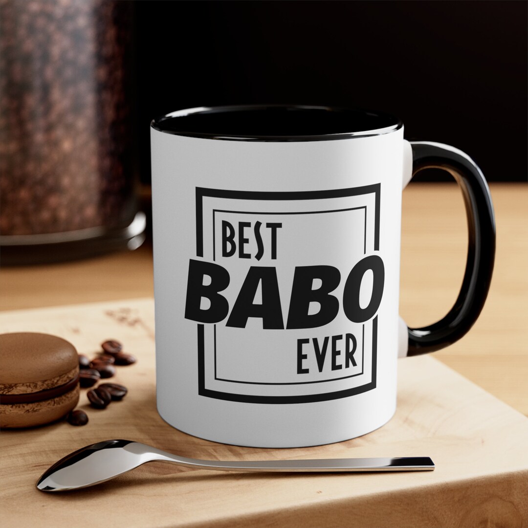 Best Babo Ever Bosnian Dad Two-tone Coffee Mugs, 11oz, Balkan Dad Gift ...