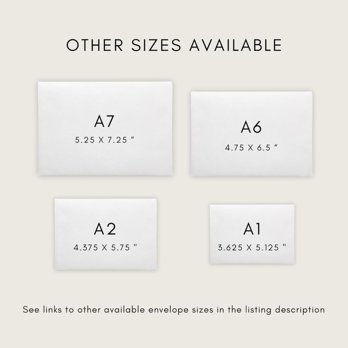 Envelope Addressing & Printing Service for A7 5x7 Invitations, Cards ...