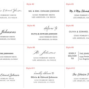 Envelope Addressing & Printing Service for A7 5x7 Invitations, Cards ...