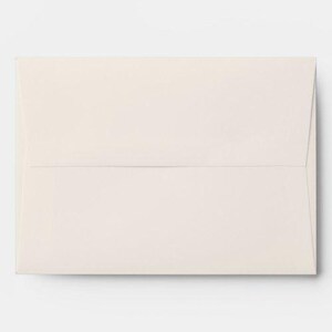 Cream A7 Envelope Addressing & Printing Service, 5x7 Invitations RSVP ...