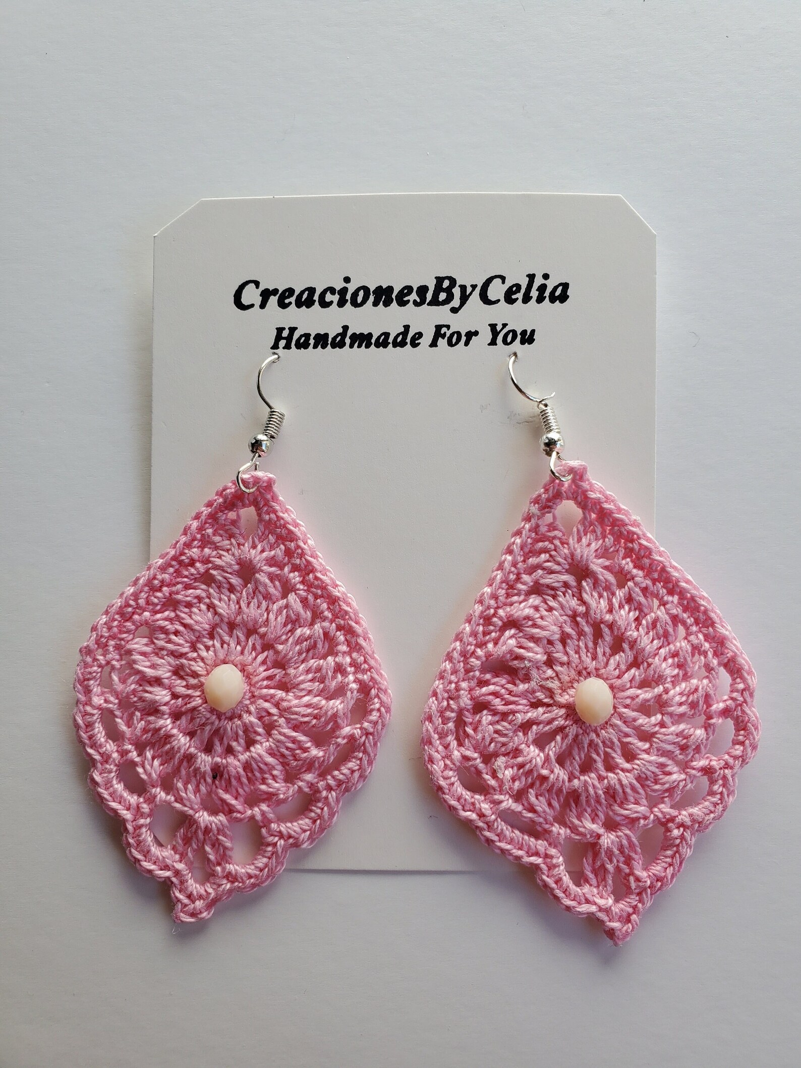 Crochet Earrings, Boho Dangle Crochet Earrings, Handmade Earrings ...