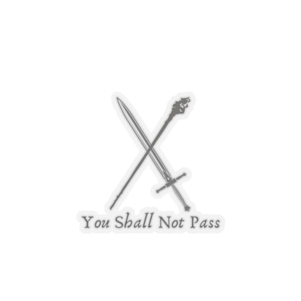 You Shall Not Pass - Etsy UK