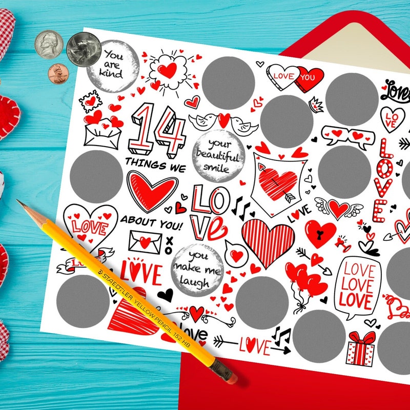 Custom Scratch off Card - Etsy