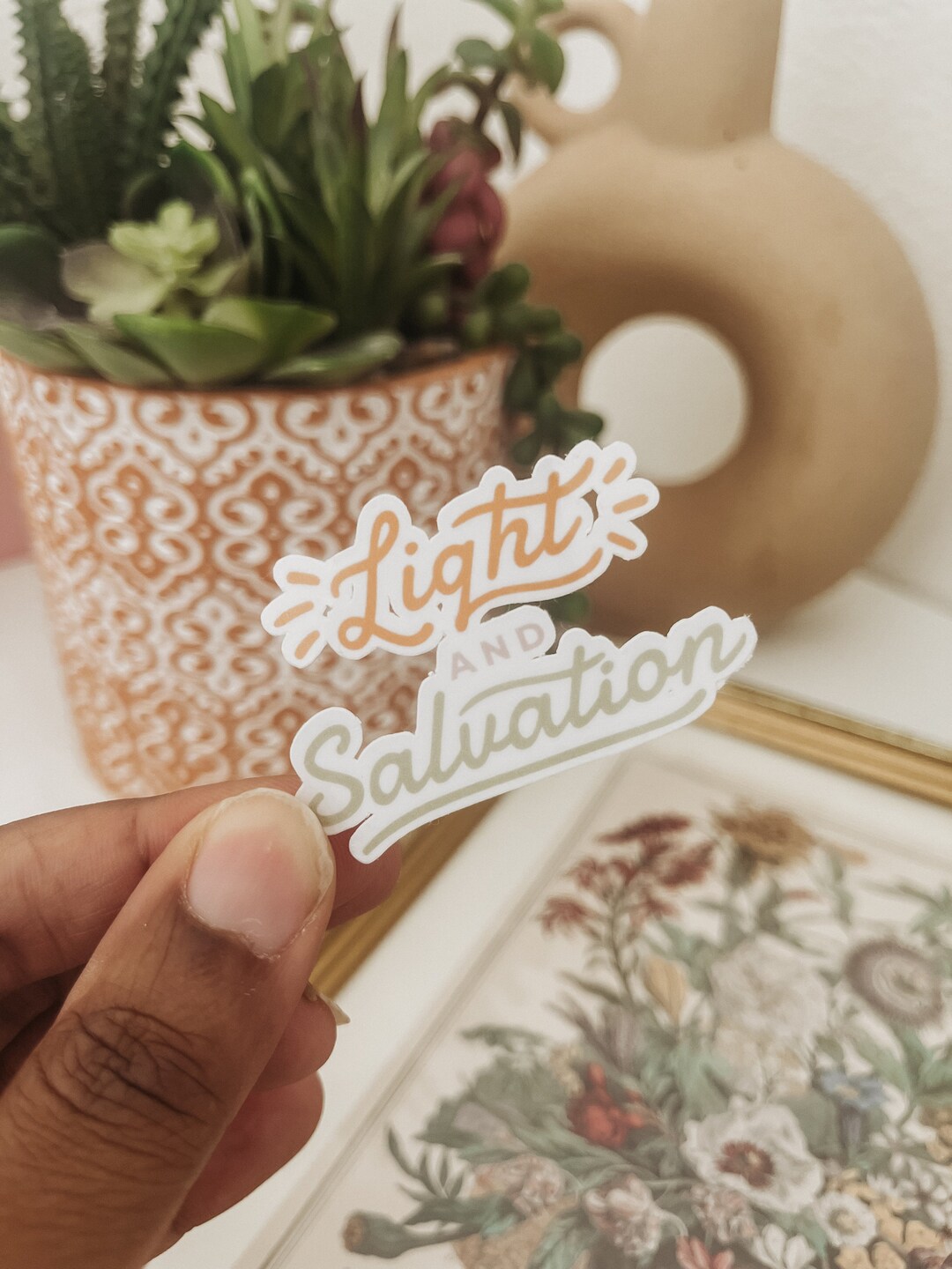 Light and Salvation Sticker - Etsy