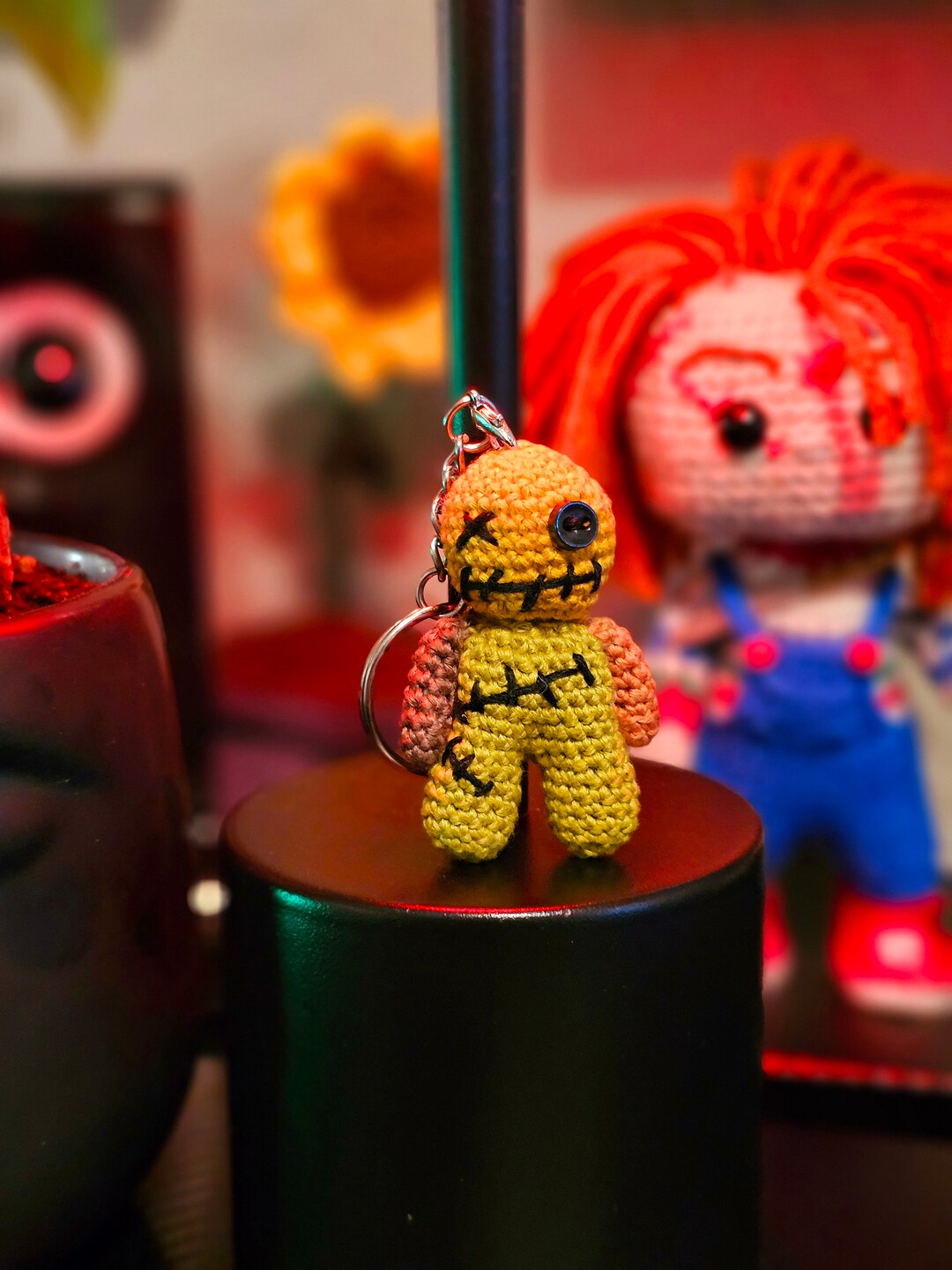 Mini Voodoo Doll Keychain PATTERN - Etsy