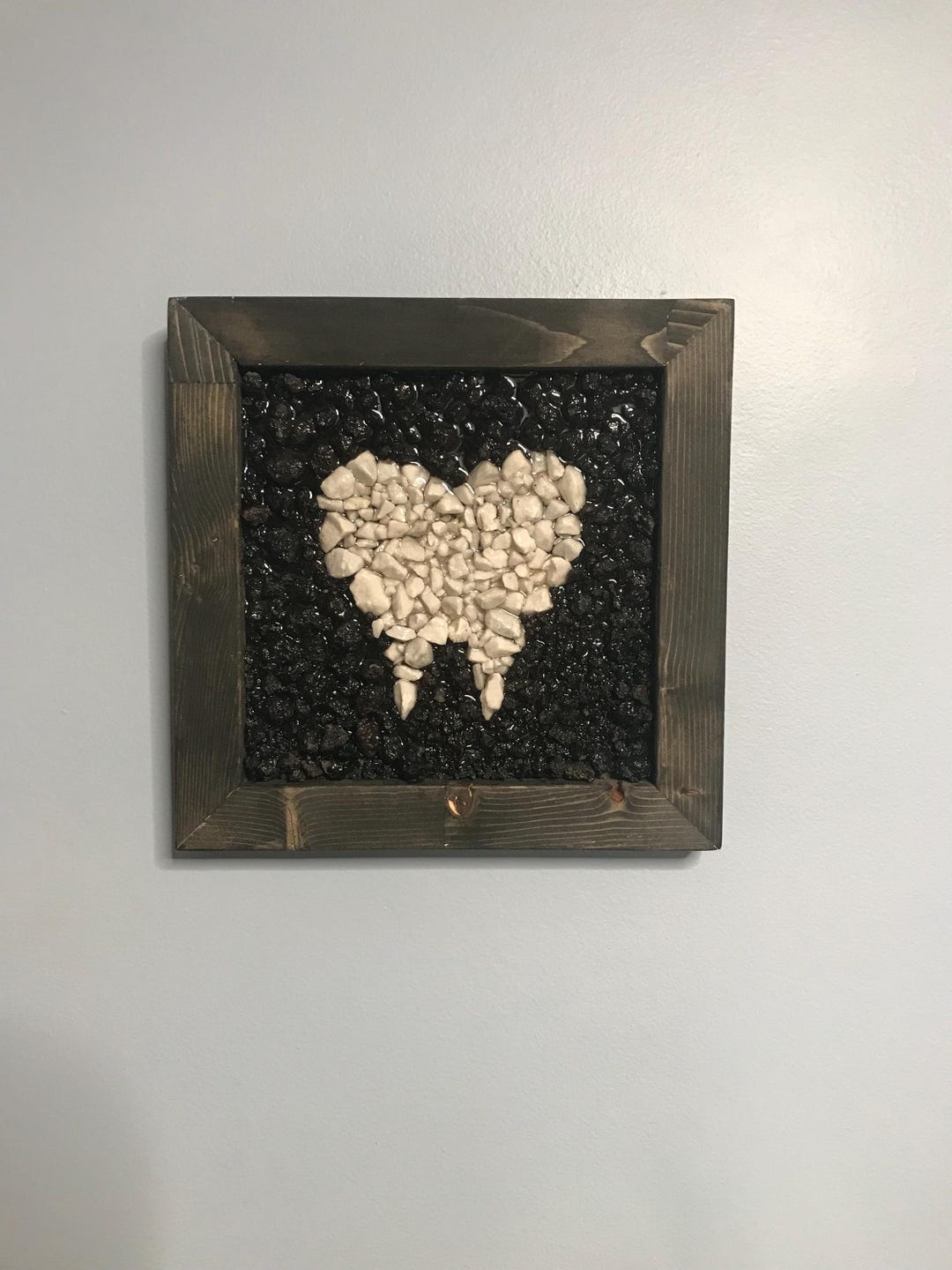 Rock Tooth Wall Art, Tooth Wall Art, Dental Artwork, Handmade Tooth Art ...