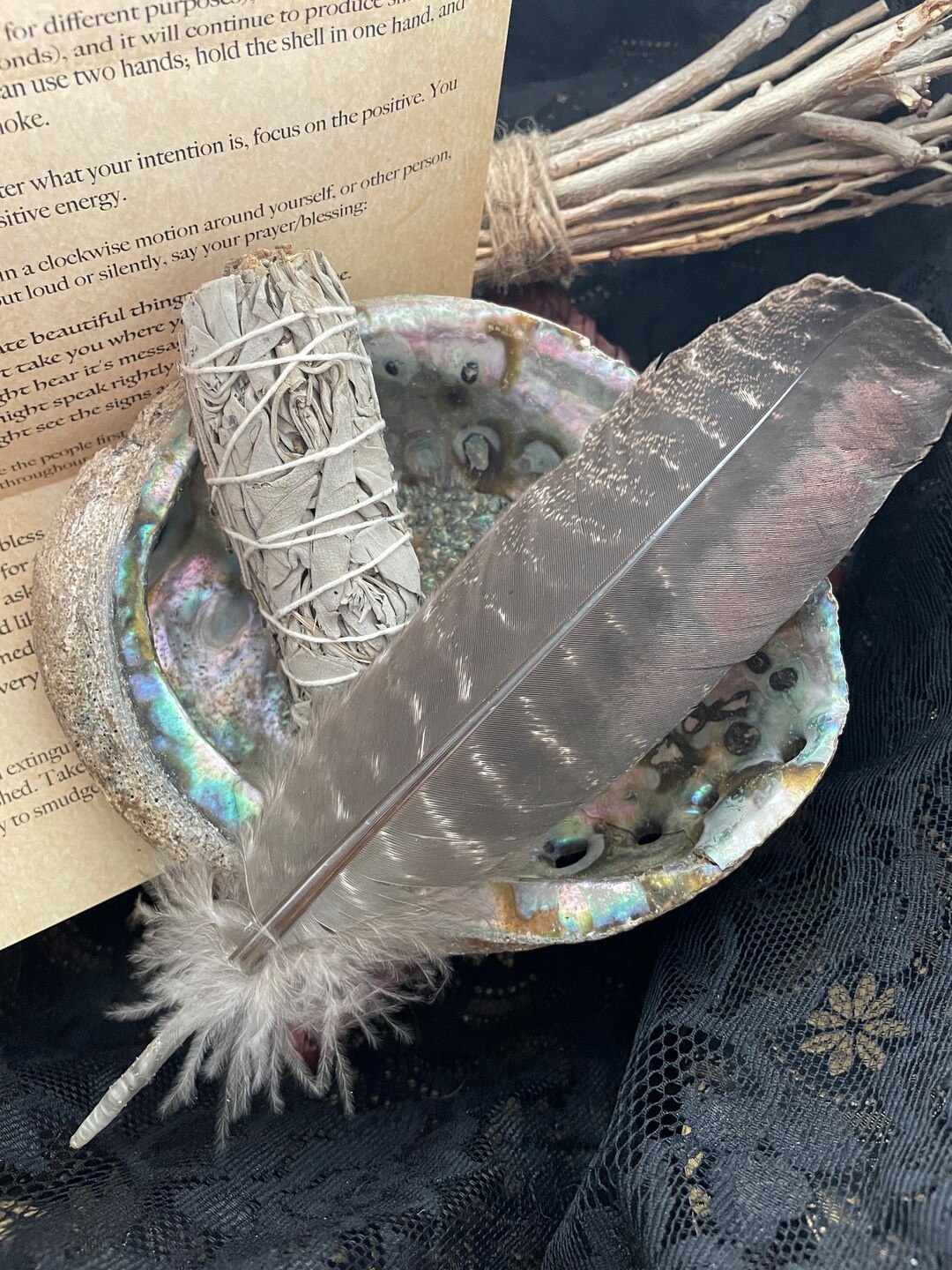 Smudge Kit for Cleansing, Protection and Blessing - Etsy