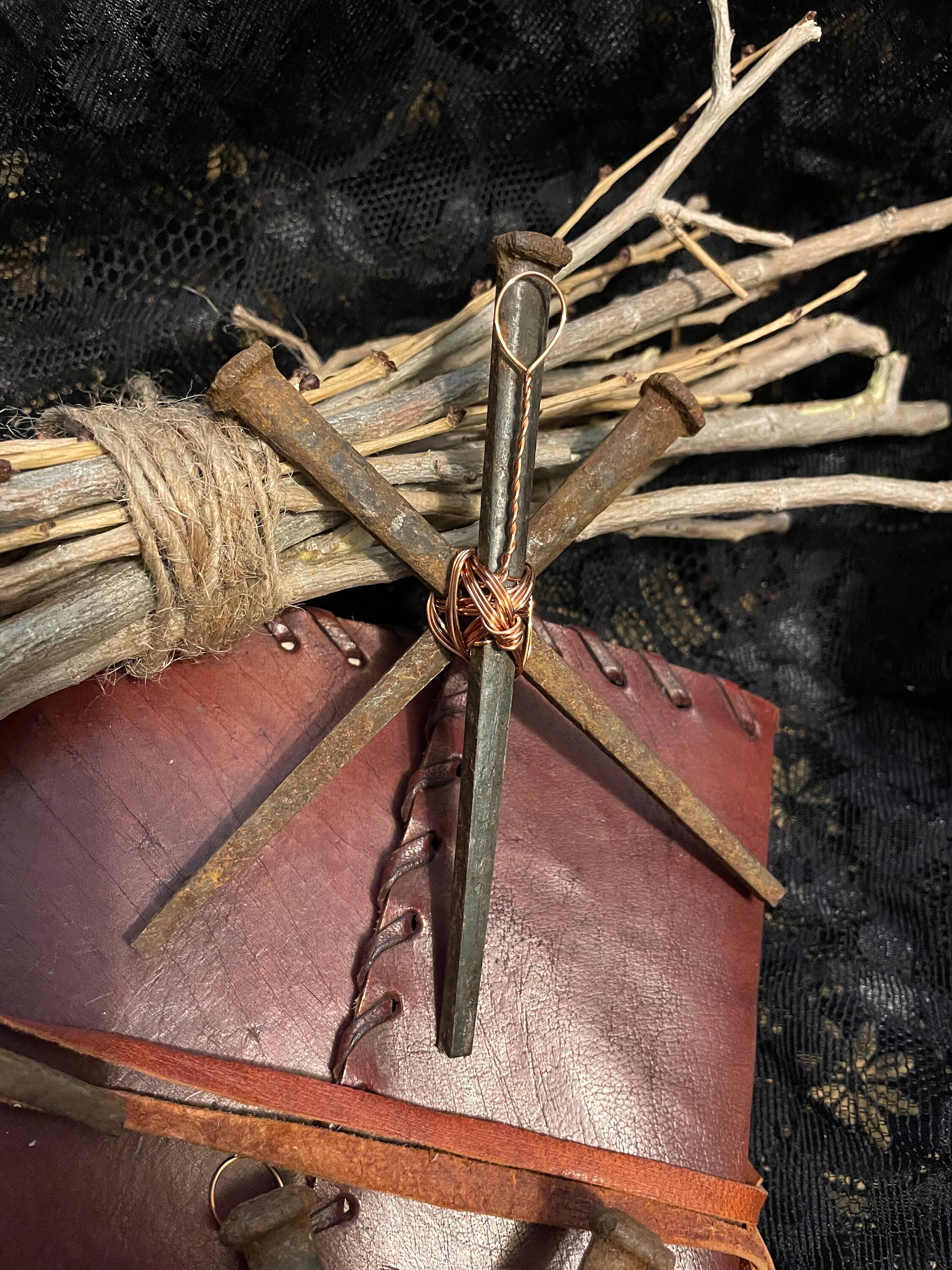 Iron Protection Star / Home Protection / Ward / Antique Nail Star ...