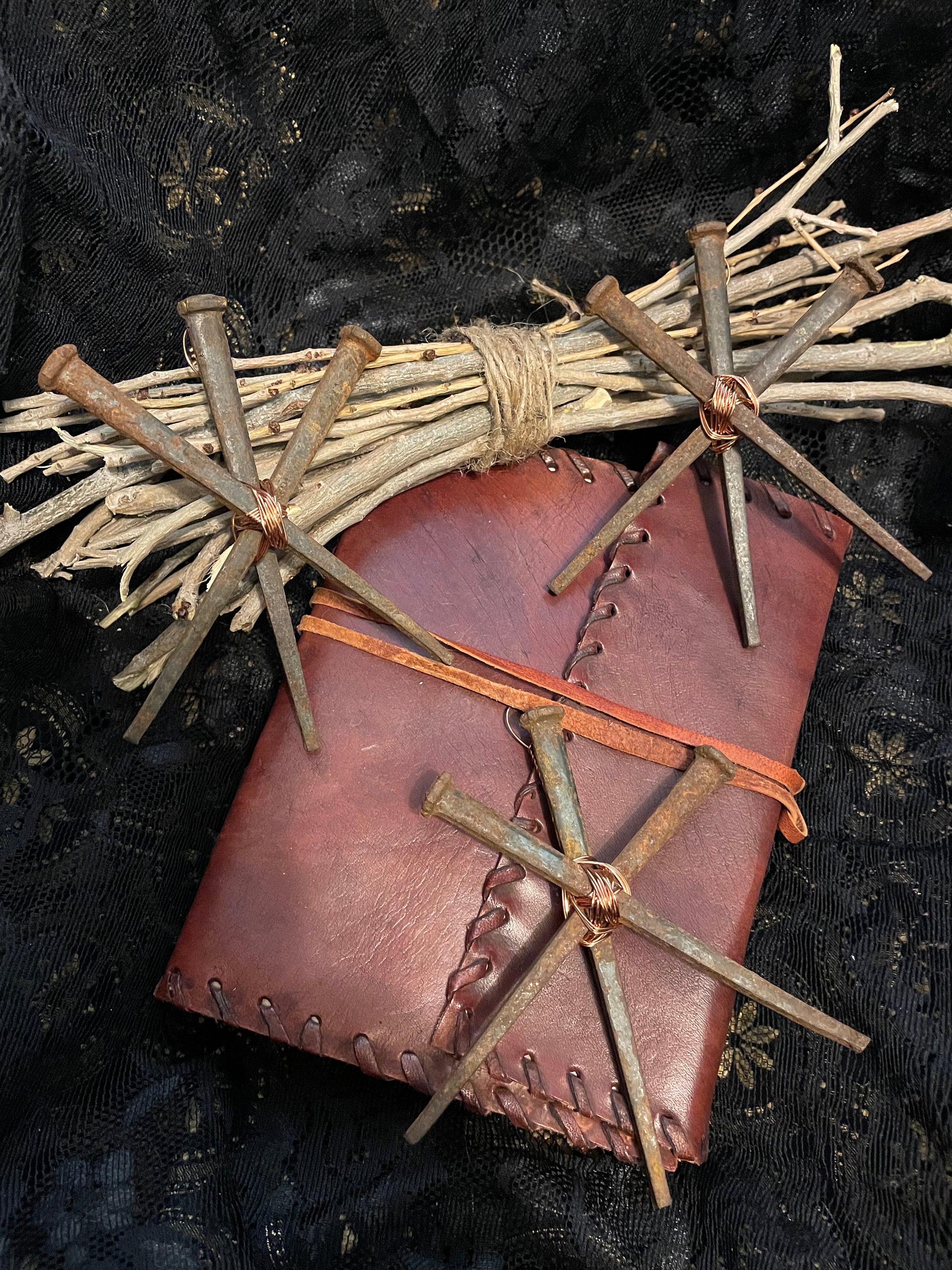 Iron Protection Star / Home Protection / Ward / Antique Nail Star ...