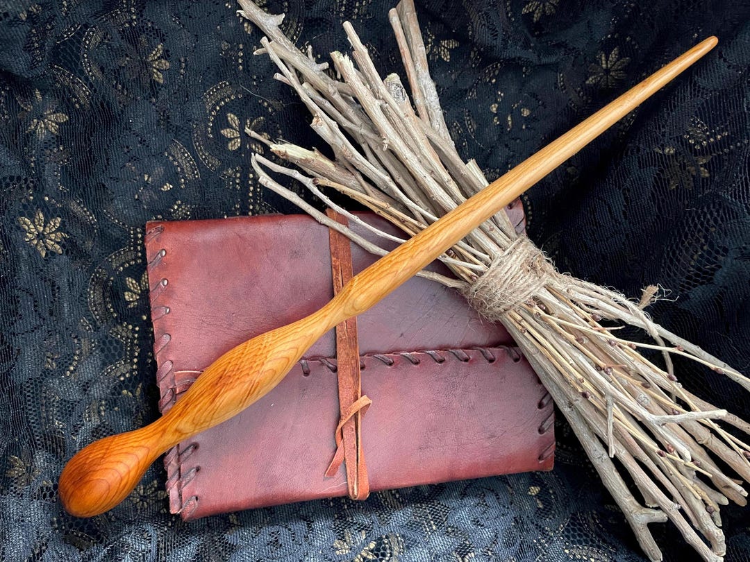 Yew Wand of Archaic Memory/magic Wand/ Yew Wood - Etsy