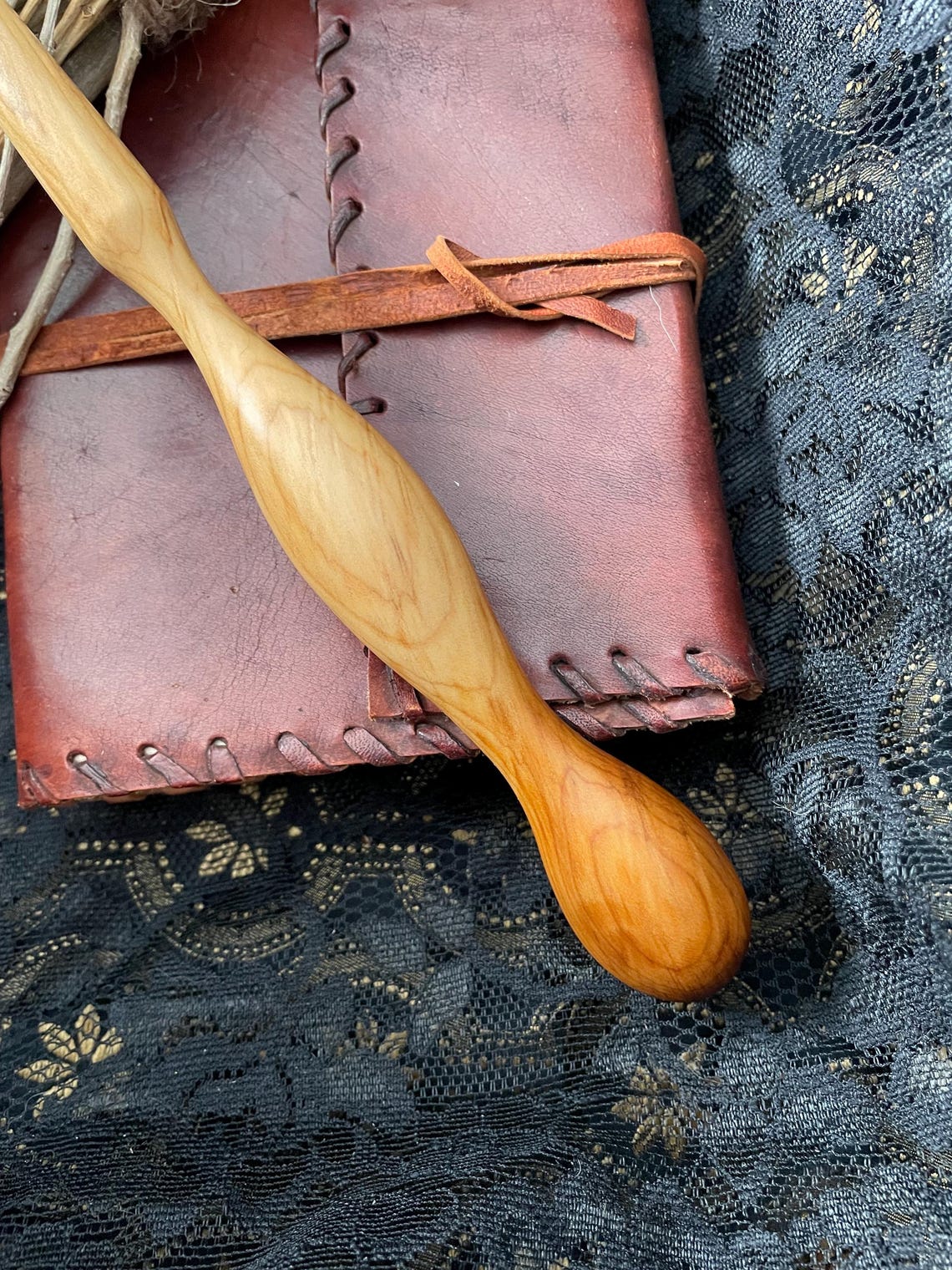 Yew Wand of Archaic Memory/magic Wand/ Yew Wood - Etsy