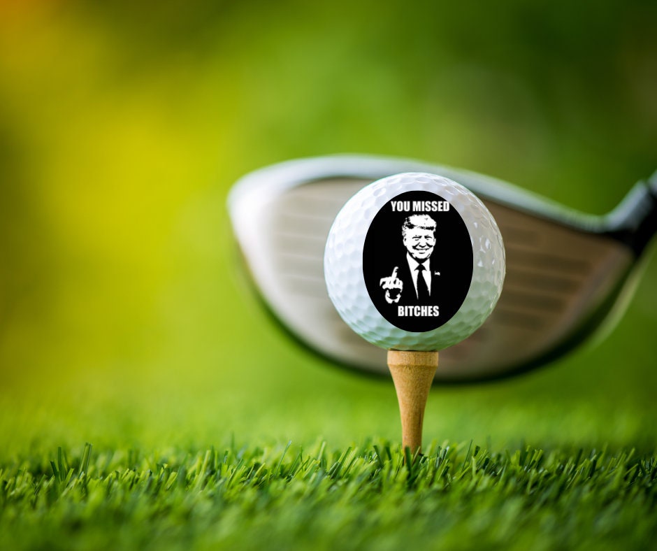 Donald Trump, Hilarious Golf Ball, Golf Gag Gift, Novelty Golf Balls ...