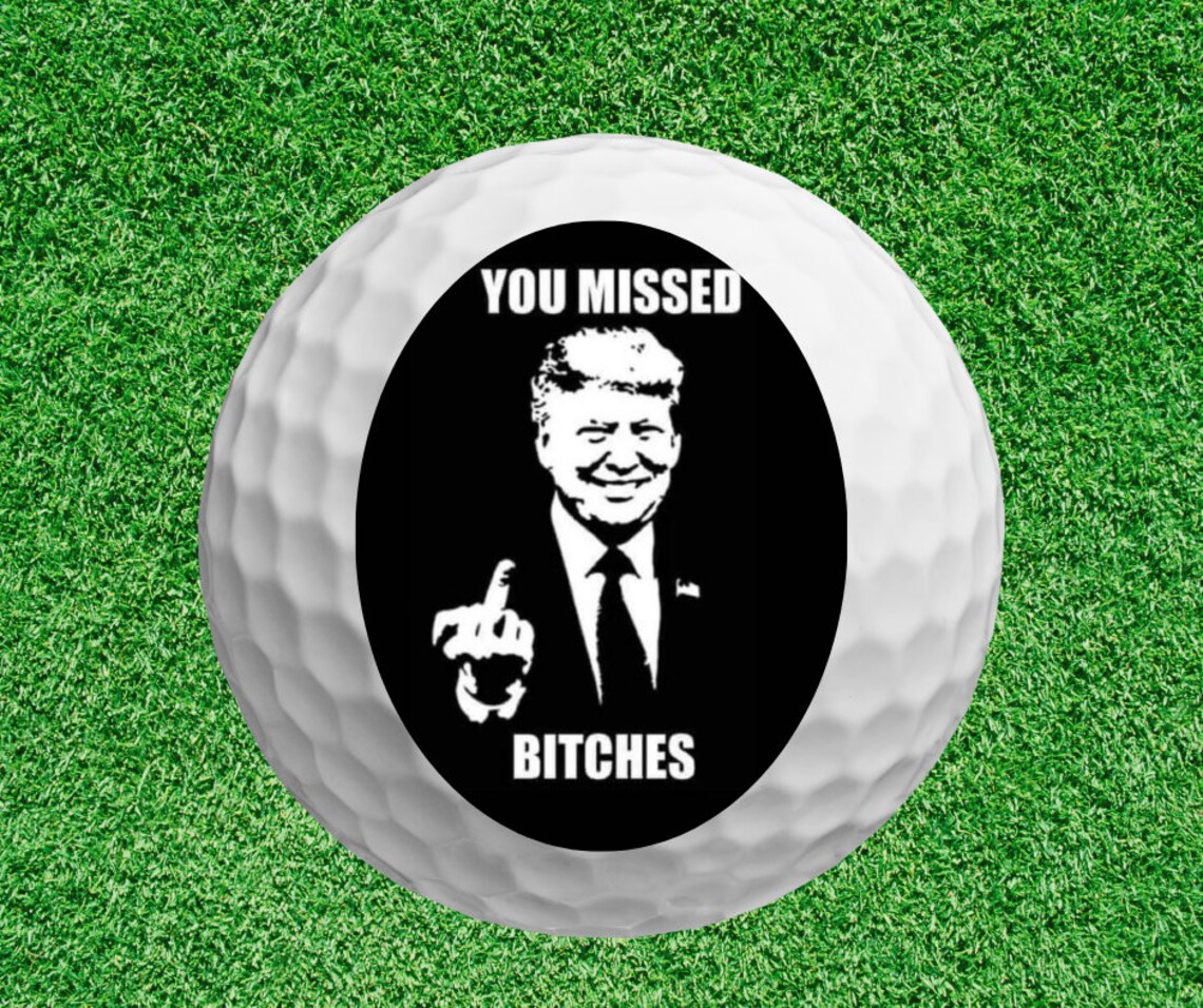 Donald Trump, Hilarious Golf Ball, Golf Gag Gift, Novelty Golf Balls ...