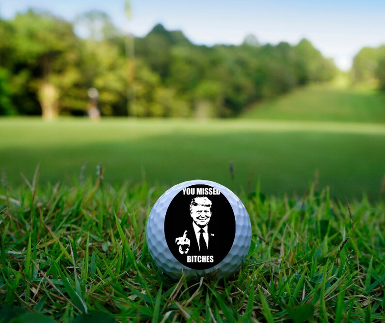 Donald Trump, Hilarious Golf Ball, Golf Gag Gift, Novelty Golf Balls ...